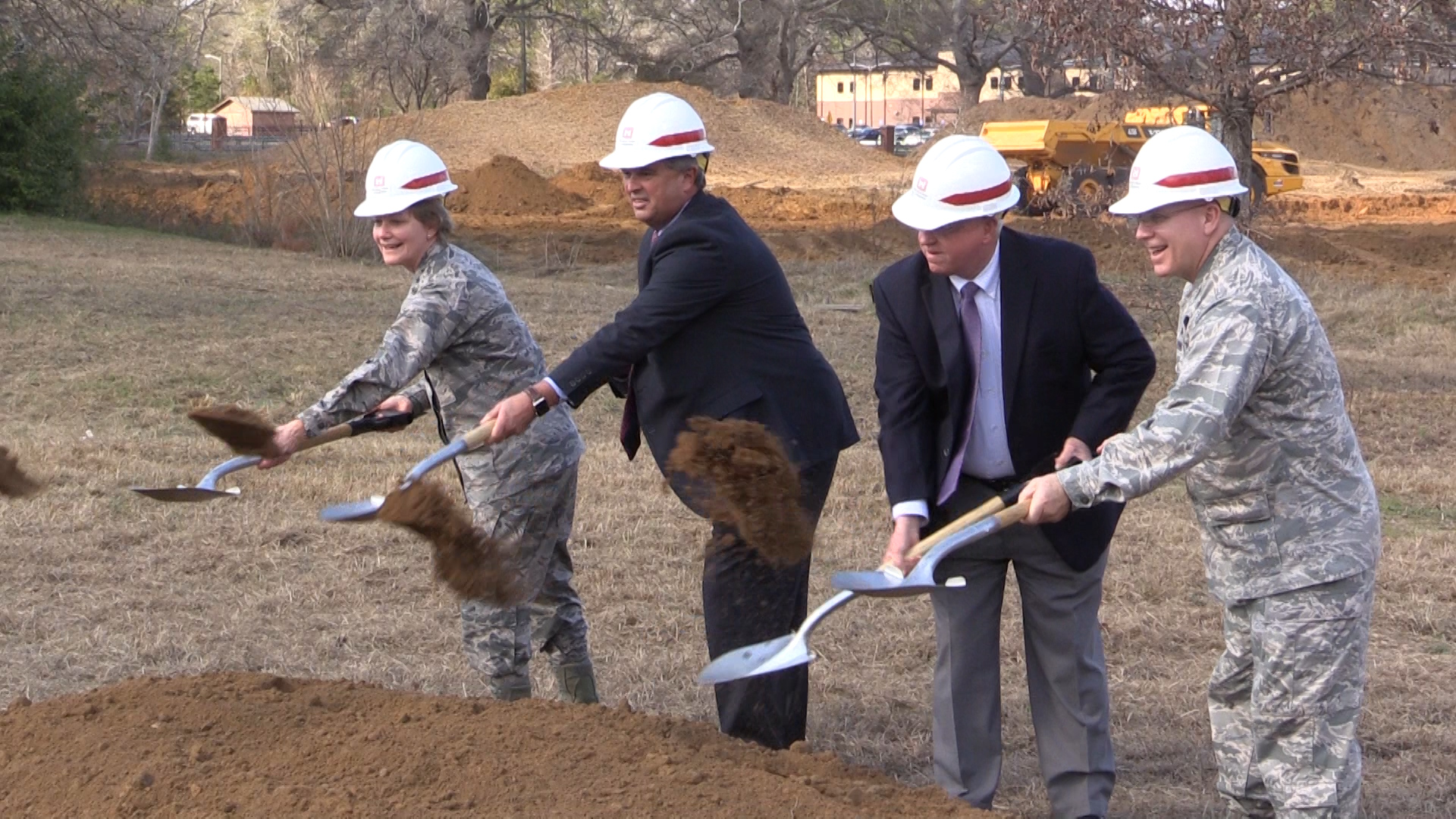 Groundbreaking for new Air Force Reserve facility - 41NBC News | WMGT-DT