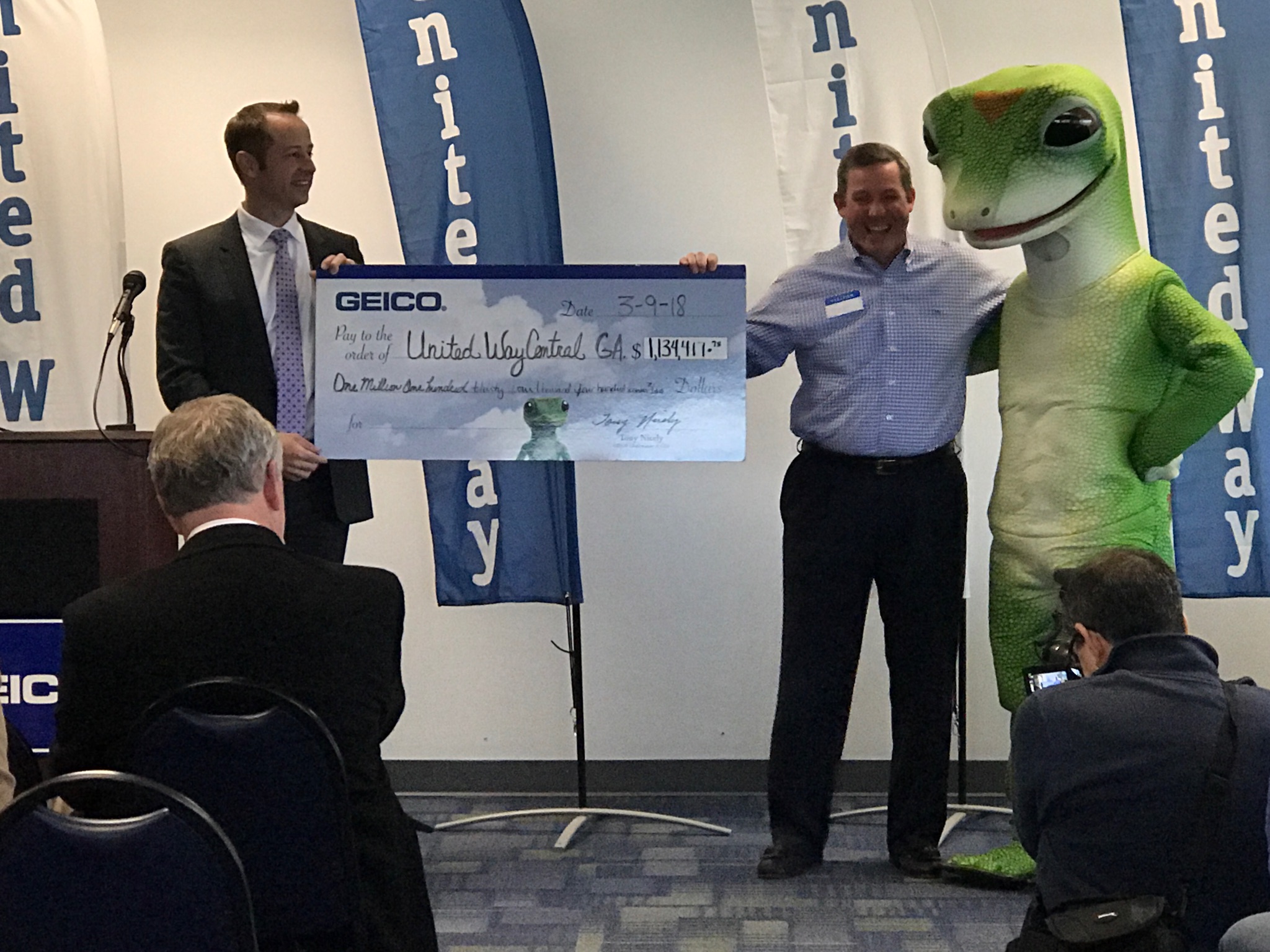GEICO raises more than $1 million for United Way of Central Georgia ...