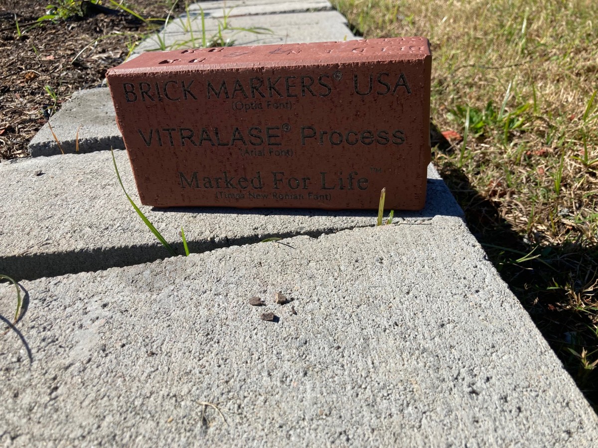 Baldwin High School hold buy a brick campaign to create walkway