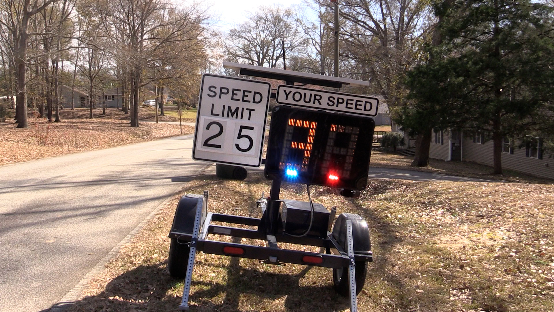 Byron Police Department unveils new speed trailer