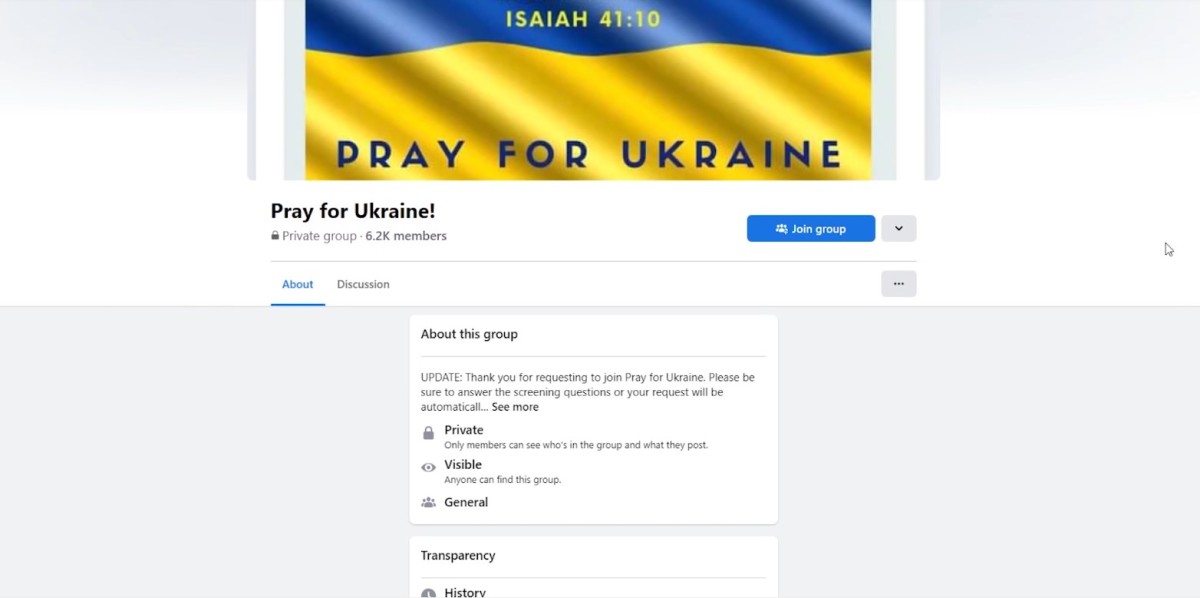 Ukraine Facebook support groups grow amid conflict