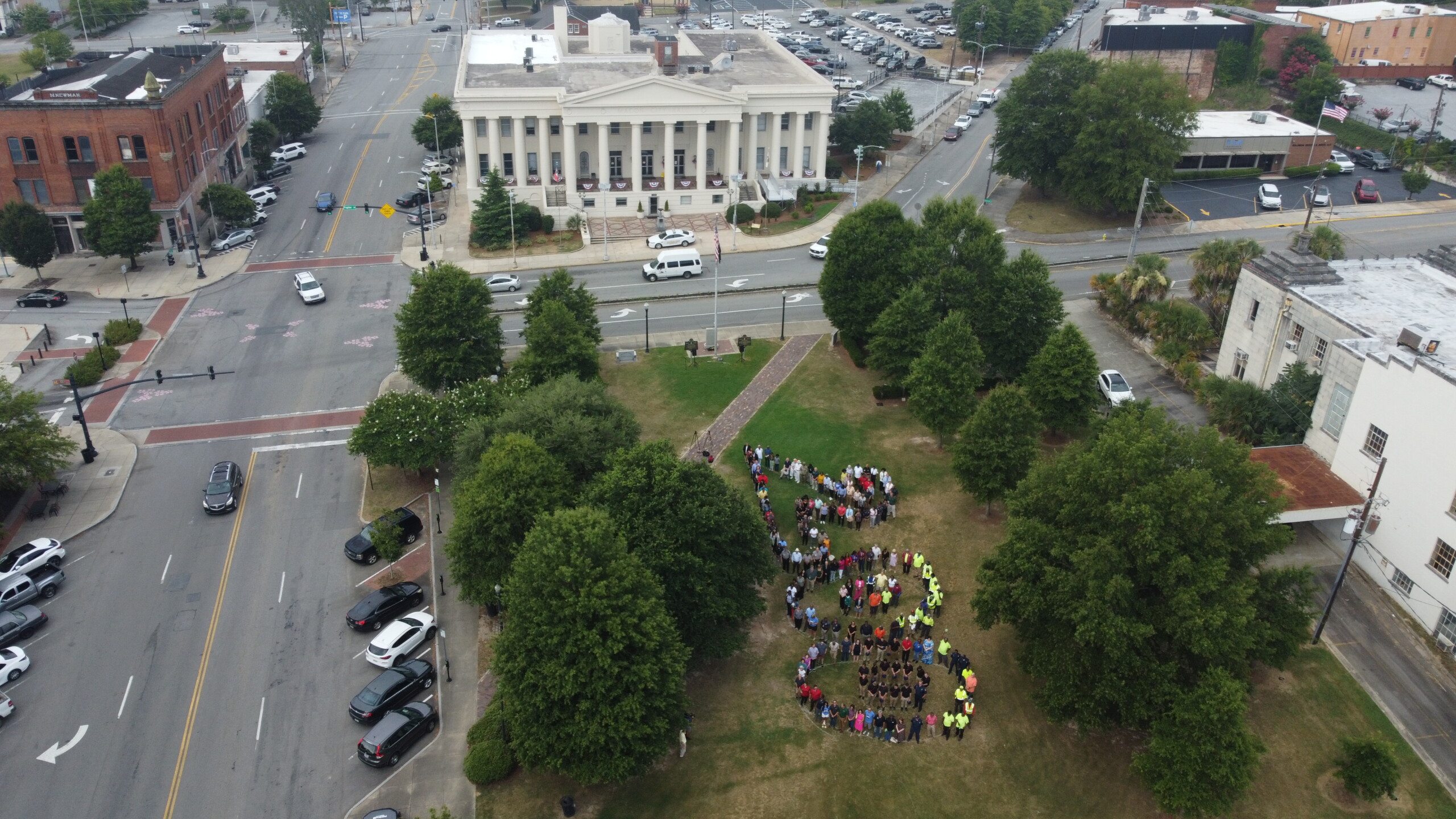 Macon celebrates bicentennial with historic drone photo, fundraiser ...