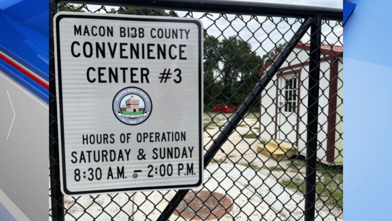 New Macon convenience center opens on Ninadel Drive - 41NBC News | WMGT-DT