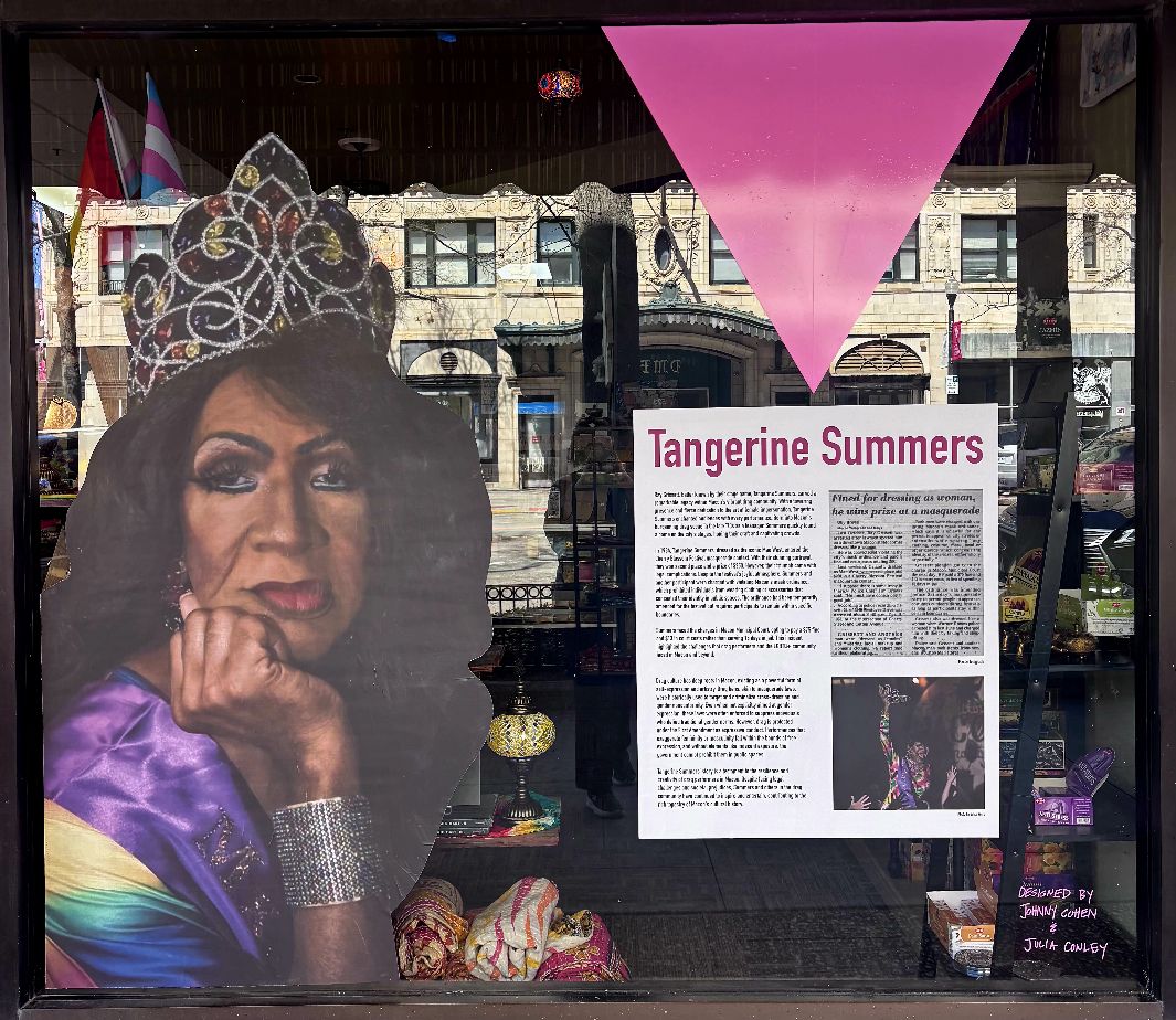 Macon Pride to honor Tangerine Summers in Cherry Blossom window display ...