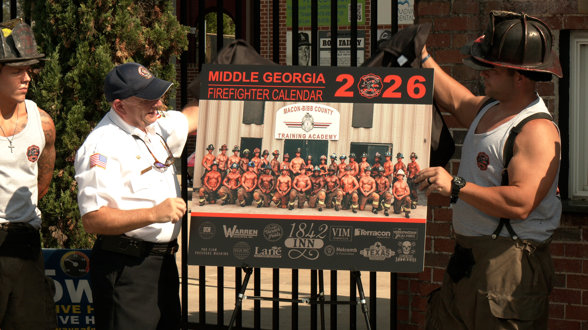 2026 Middle Georgia Firefighter Calendar revealed at Luther Williams ...