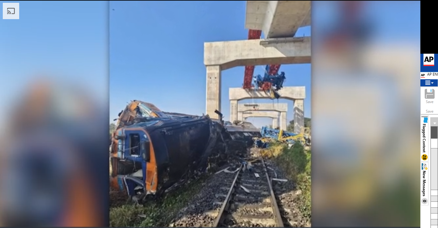 Deadly train derailment in Thailand kills at least 22 41NBC News | WMGT-DT