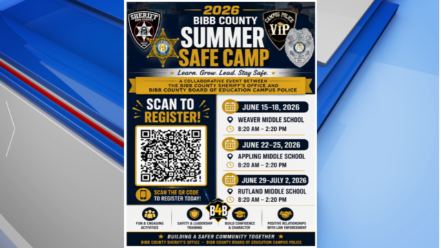 Bibb County Sheriff's Office hosting free Summer Safe Camp for children ...