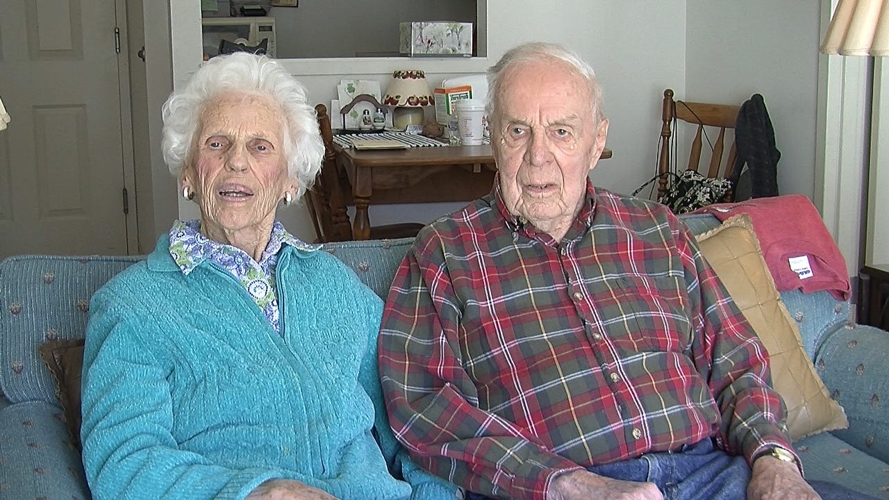 Centenarian couple has been married for 75 years!