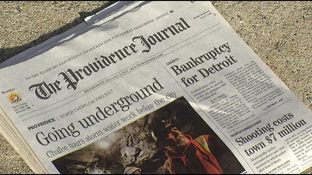 "Providence Journal" newspaper for sale