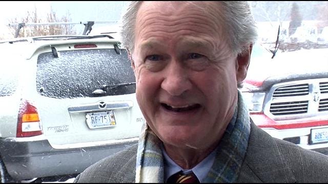 Governor Chafee talks about latest winter storm