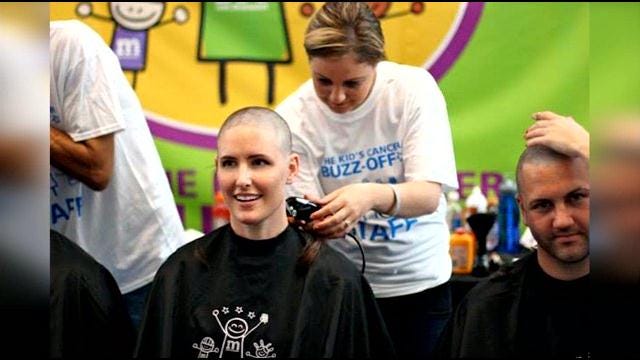 RI State Troopers shave their heads for a good cause