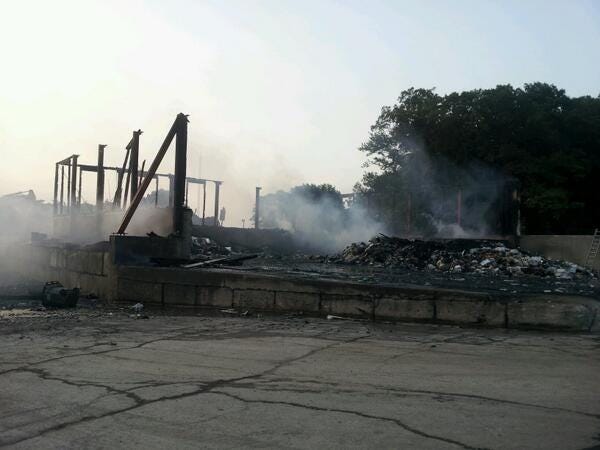 Fire at waste disposal plant under investigation