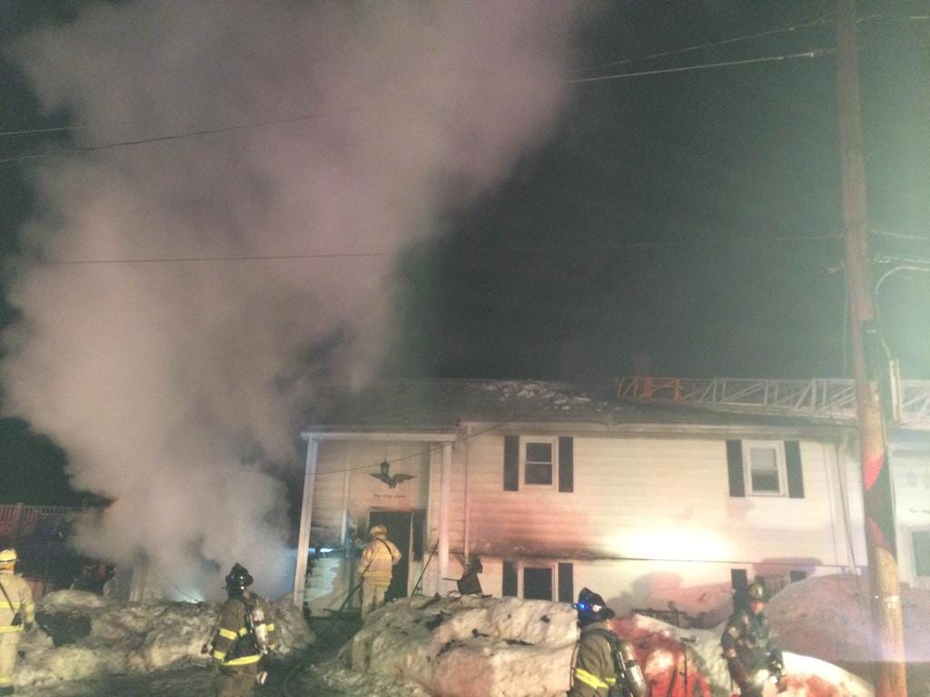 Fire in Central Falls destroys home