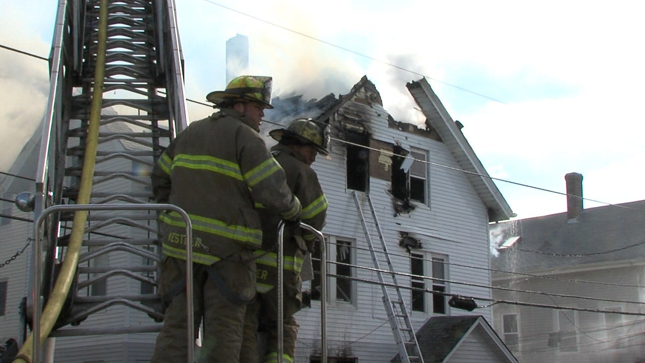 Multi-family house destroyed by fire in Central Falls
