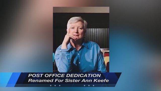 Post office renamed for the late Sister Ann Keefe
