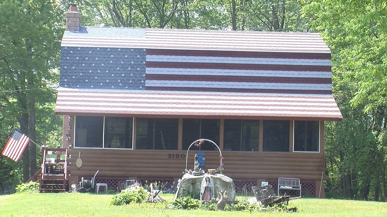 Patriotic Chepachet house garnering attention