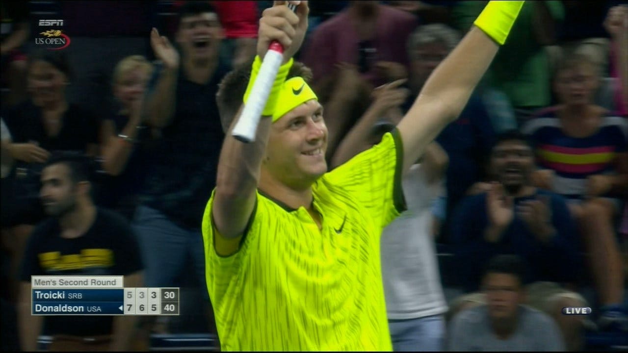 Rhode Island Teenager Jared Donaldson Advances to 3rd Round of U