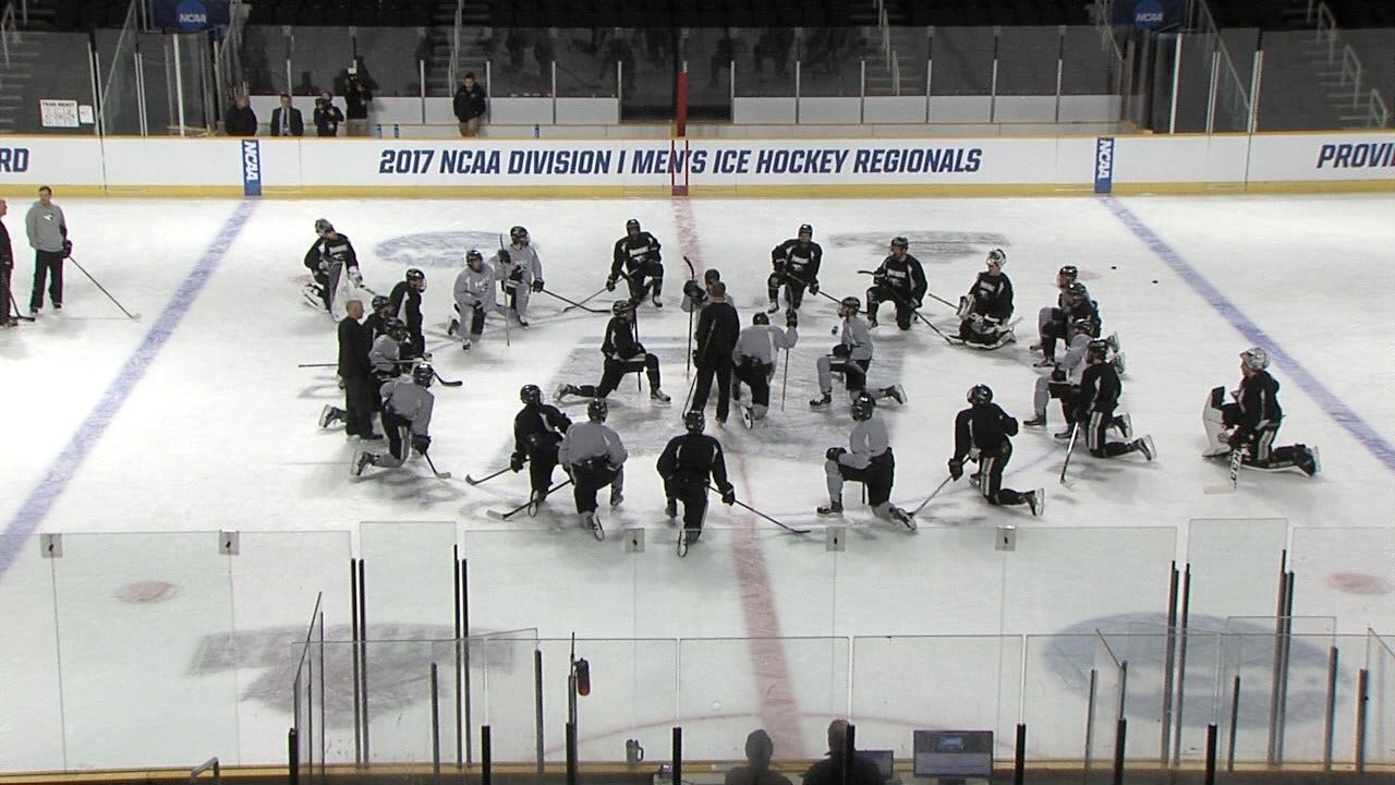 PC Friars Practice at the Dunk in Preparation for Friday's NCAA