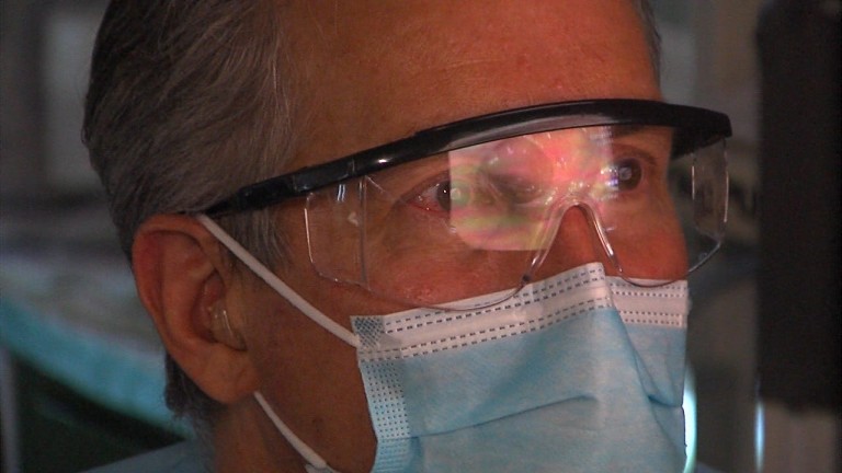 Legally blind doctor defies the odds