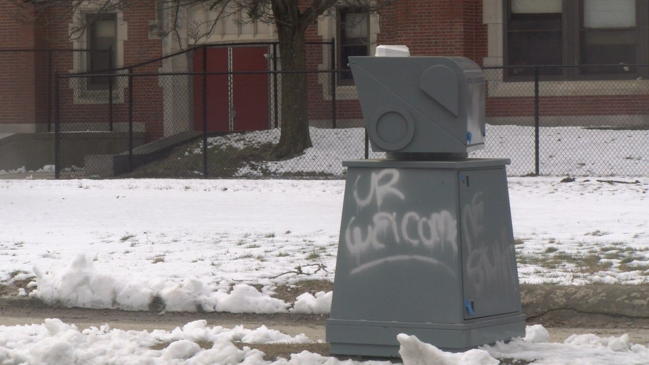Providence speed cameras vandalized