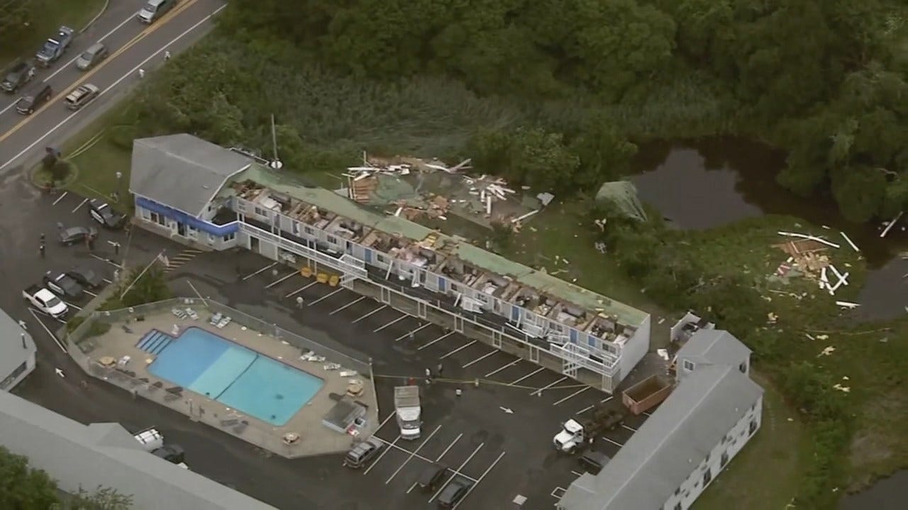 Cleanup underway after tornado touches down on Cape Cod