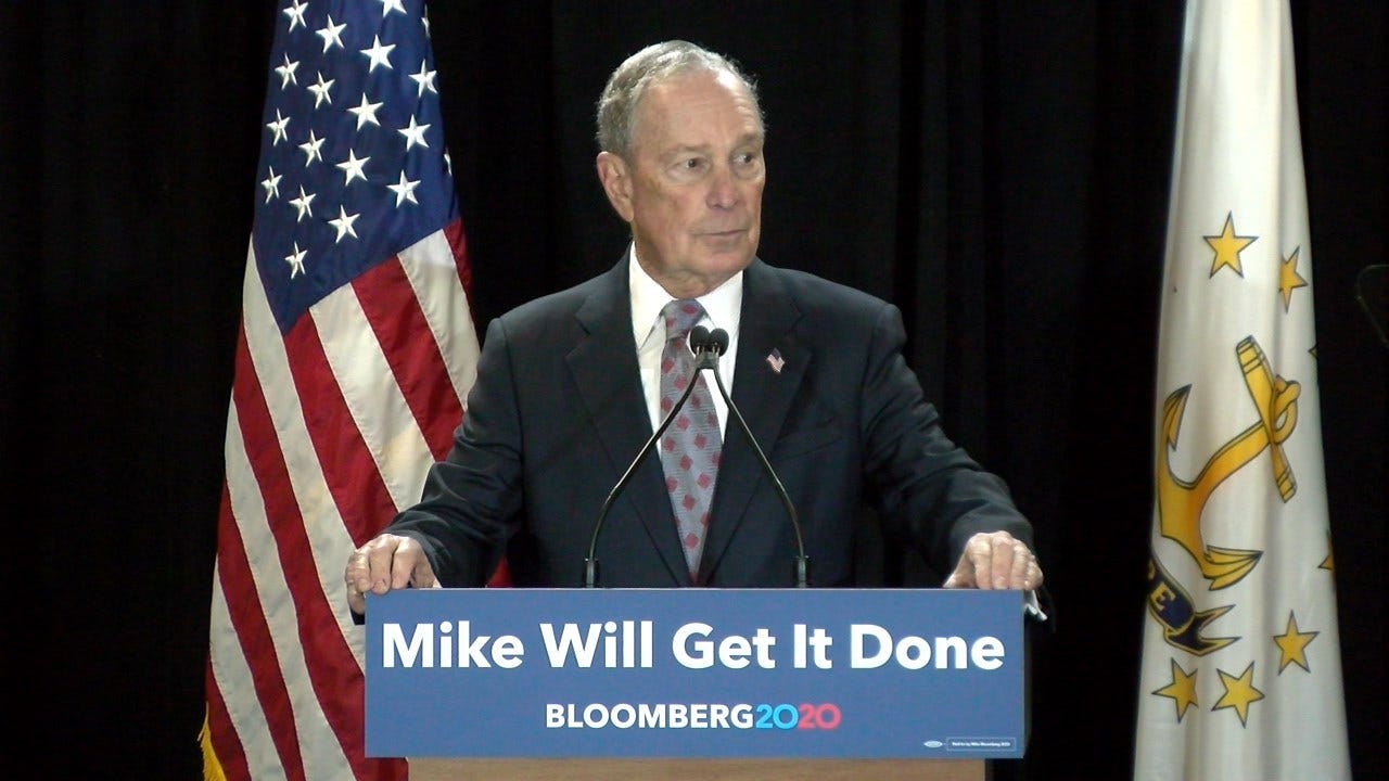 Gov. Raimondo backs Michael Bloomberg for president