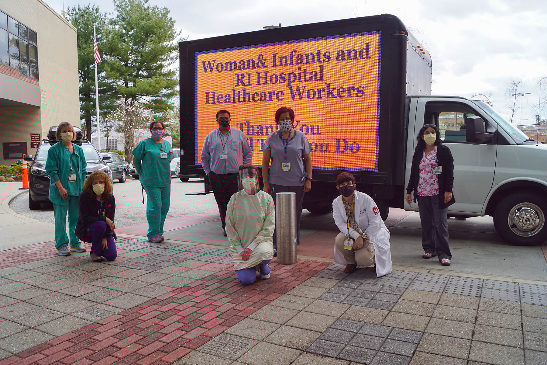 New England Laborers Union shows support to RI health care workers | ABC6