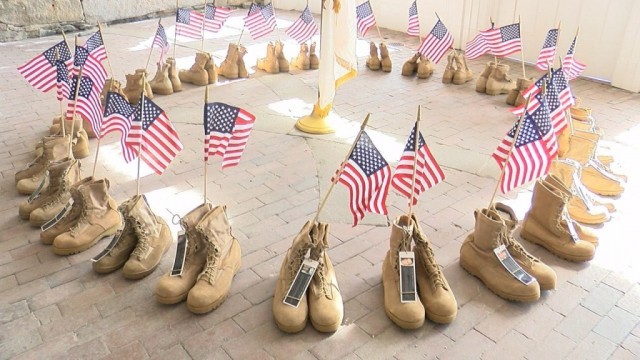 Boots on the Ground for Heroes Memorial opens to public | ABC6