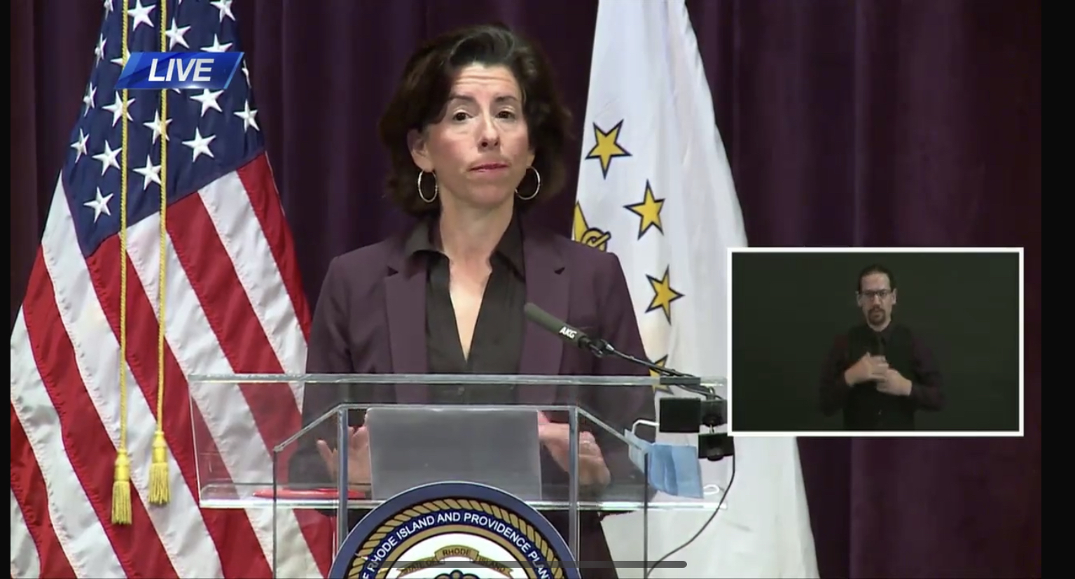 Raimondo says she doesn't expect mask wearing to end for at least ...