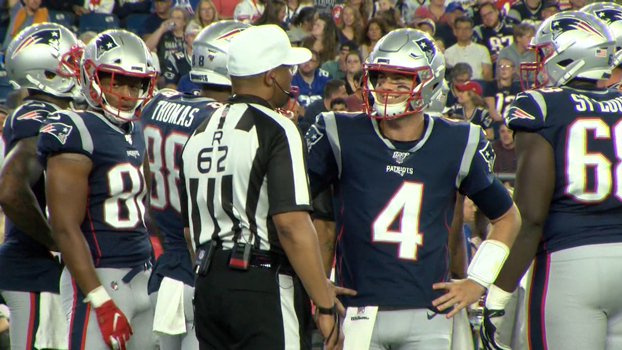 Patriots Jarrett Stidham, Mohamed Sanu Work Out in Boston | ABC6