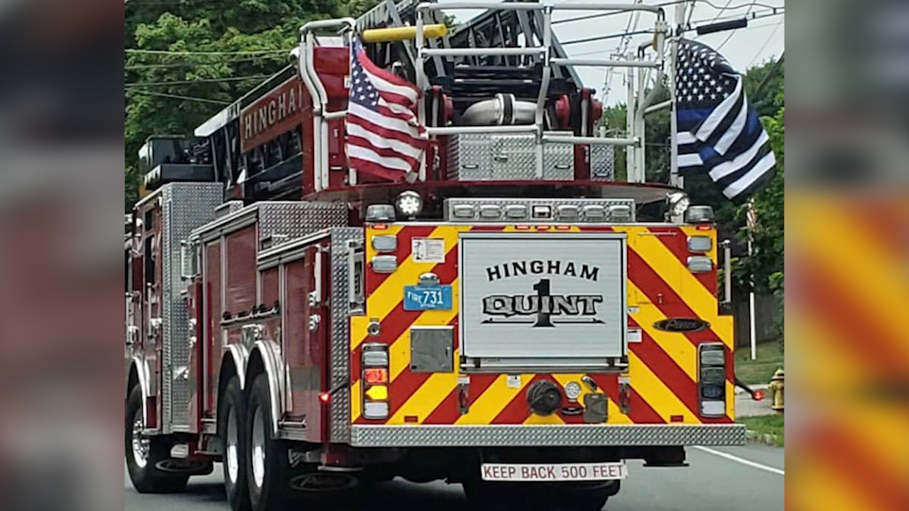 Union relents, removes police support flags from firetrucks | ABC6