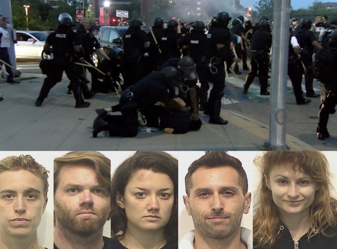 Police release names and charges of 5 arrested at protest Saturday ...