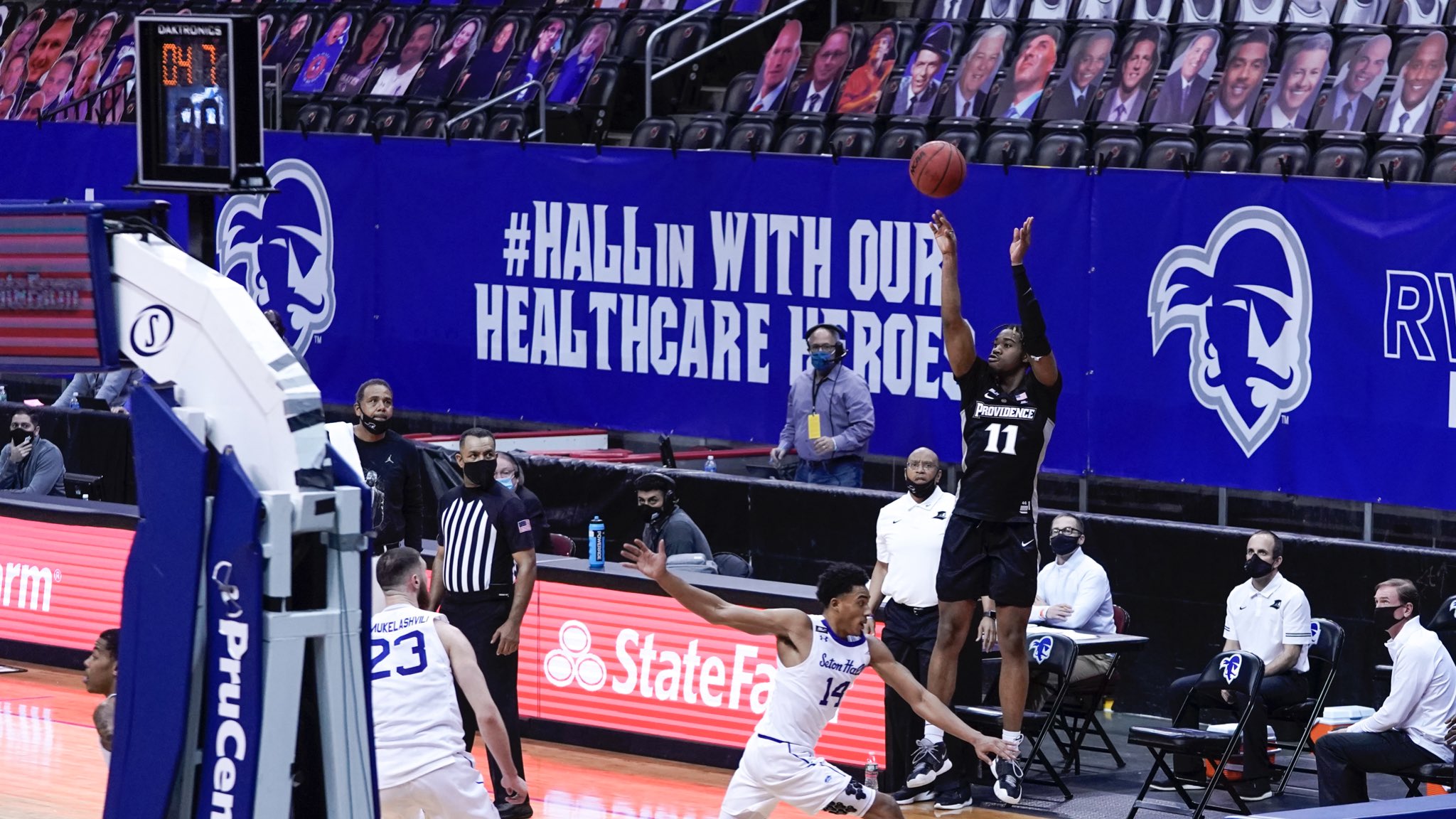 AJ Reeves Hits Go-Ahead Three To Beat Seton Hall in Overtime | ABC6