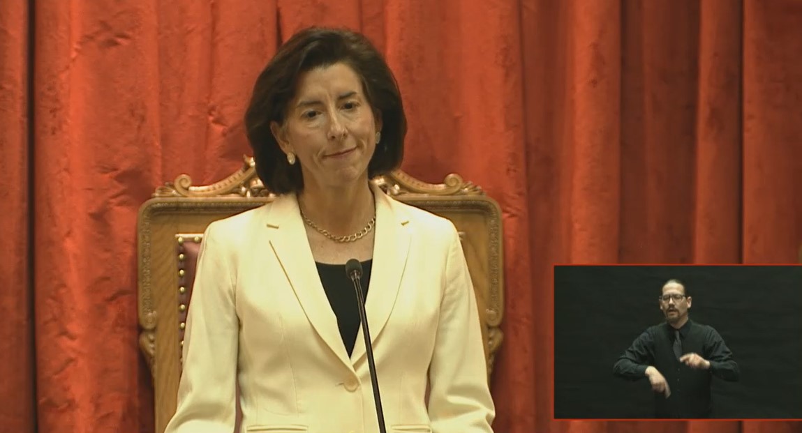 'God bless Rhode Island': Raimondo reflects on six years in office in ...