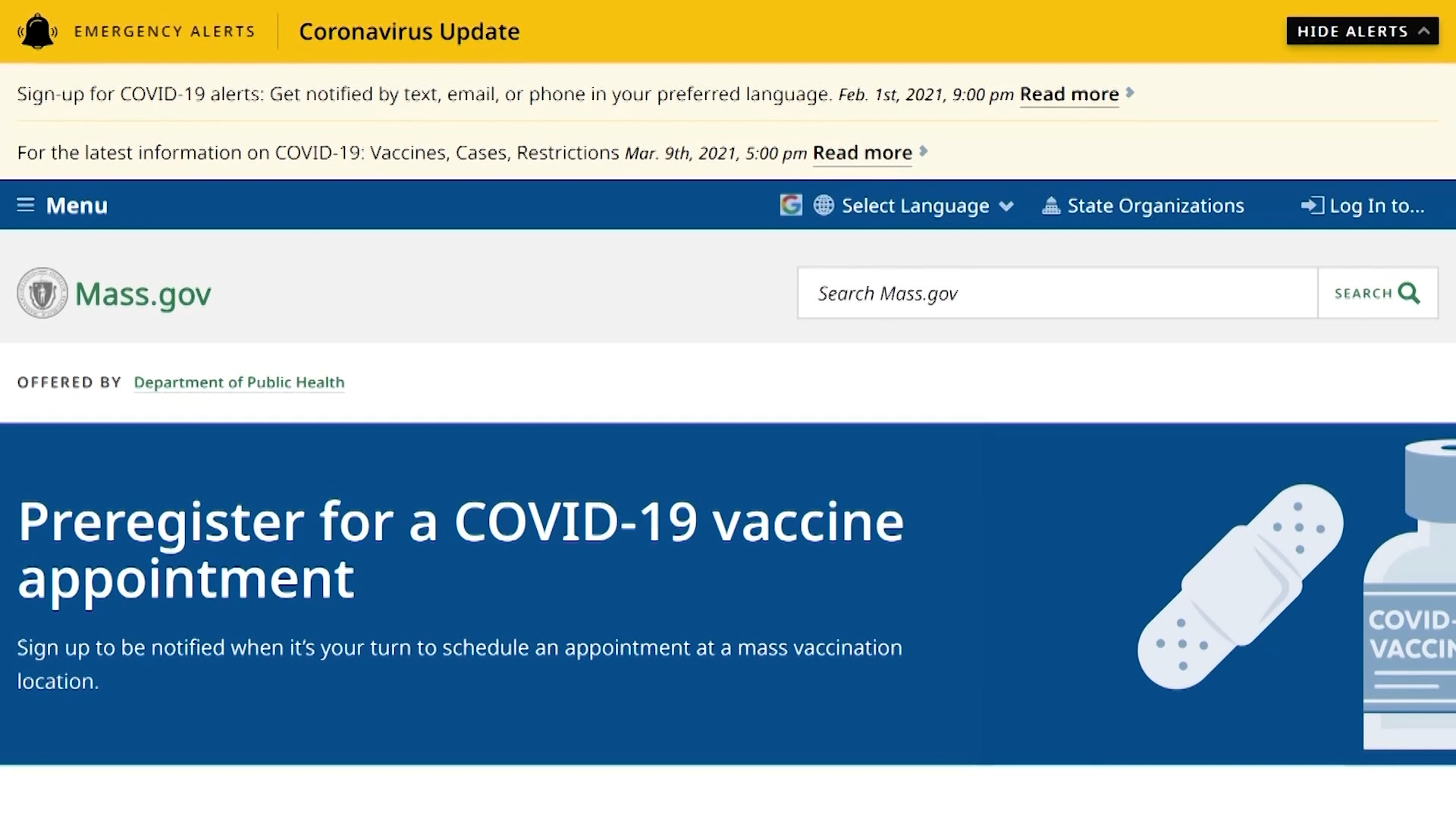 Massachusetts revamps vaccination sign-up process, state lawmakers ...