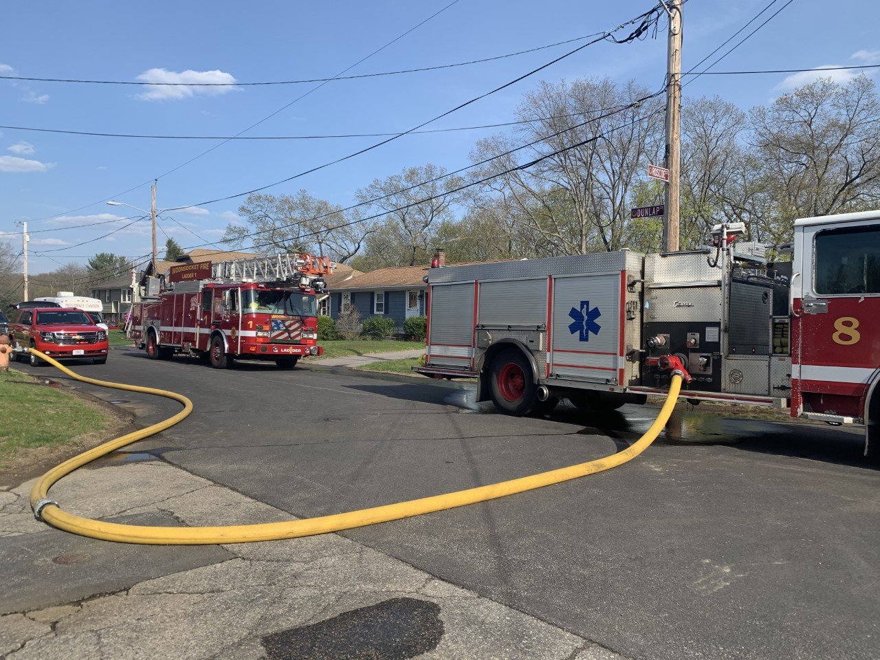 Crews extinguish brush fires in Woonsocket neighborhood | ABC6
