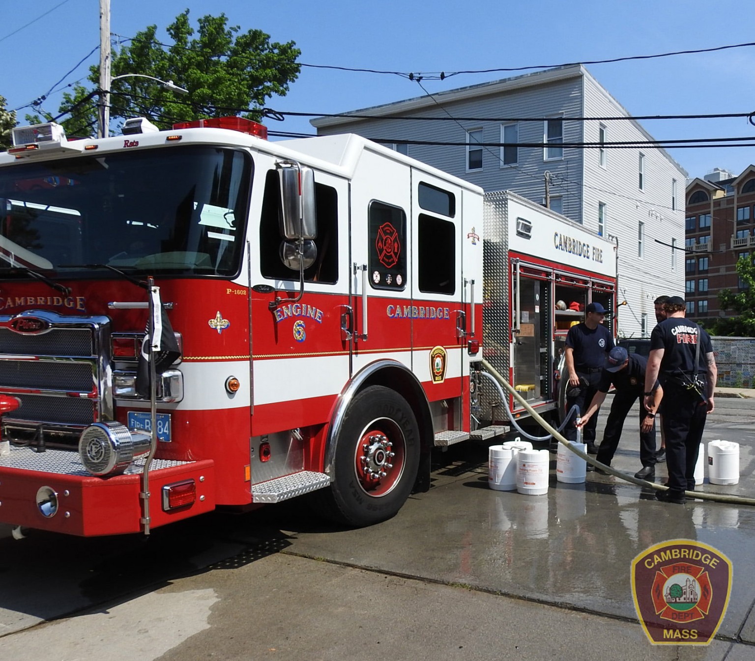 12 Massachusetts firefighters suffer chemical burns | ABC6