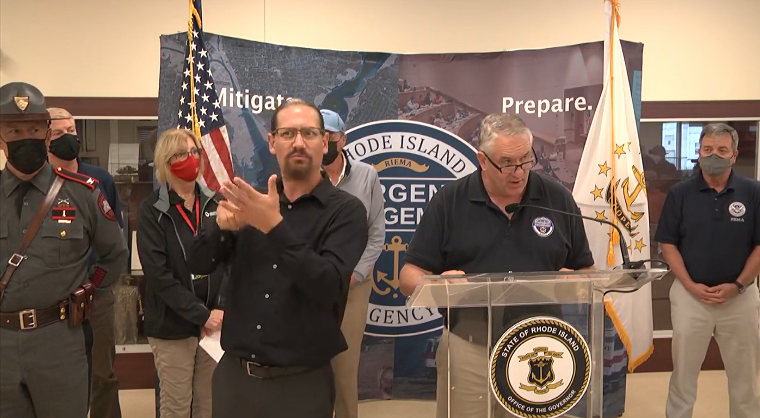 R.I. Emergency Management director: "Stay home, stay safe, stay off the ...