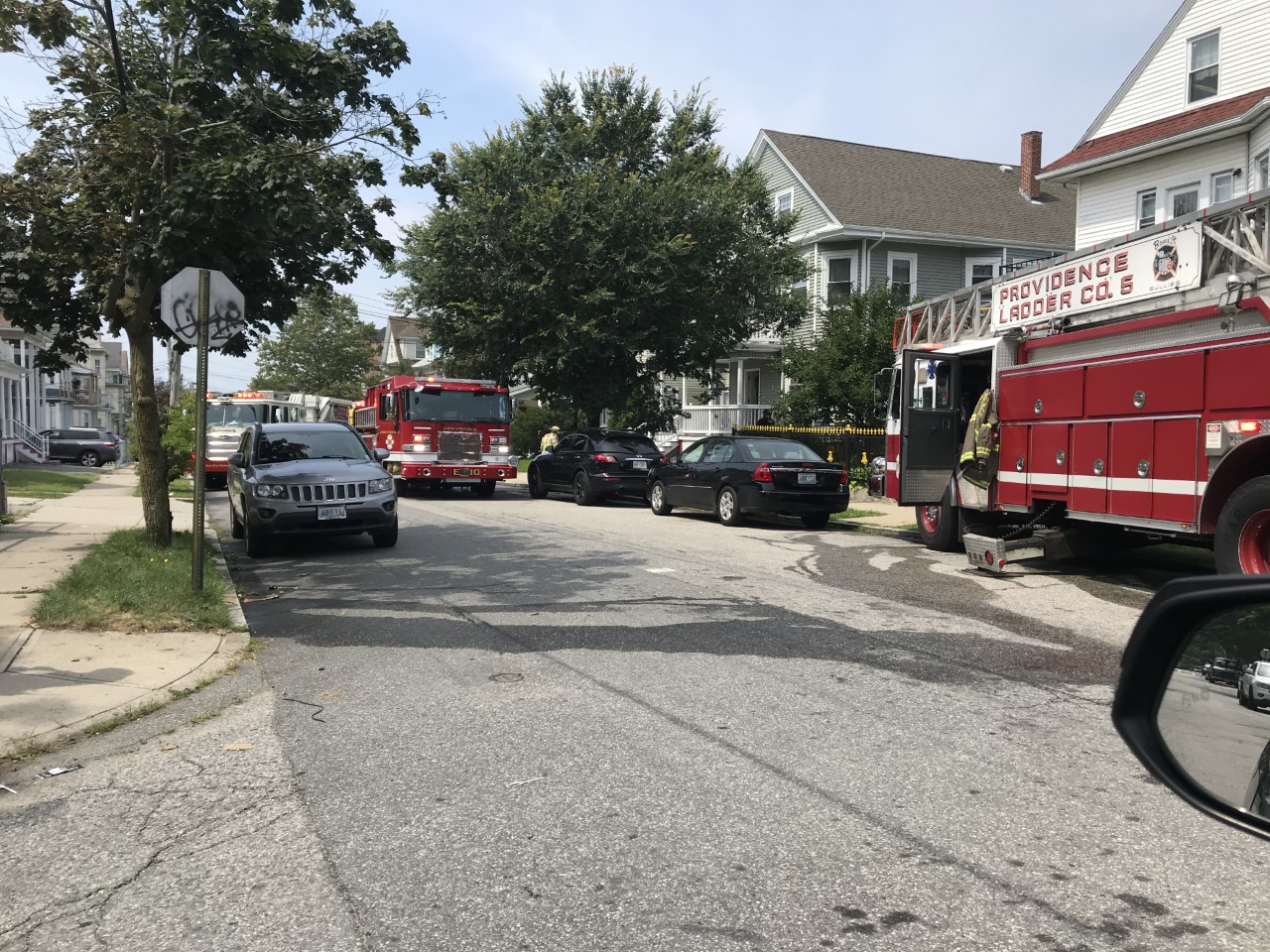 Providence firefighters battle first-floor fire | ABC6