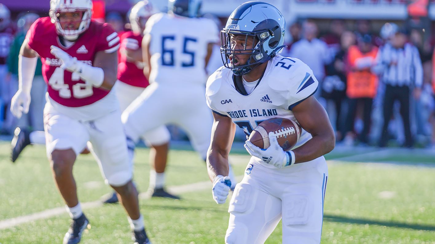 Pawtucket Native Jaylen Smith Runs for Career Day with URI | ABC6