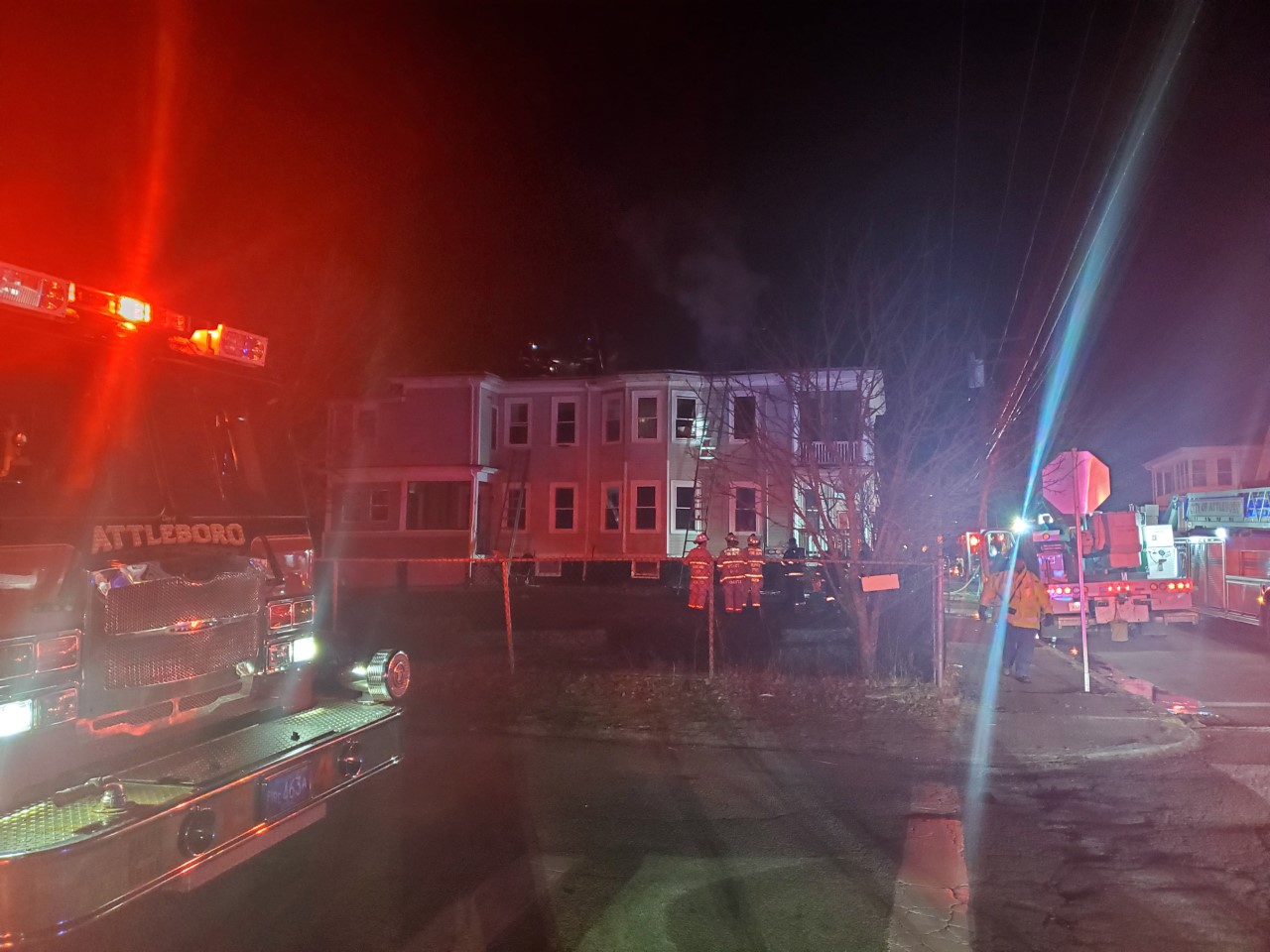 Crews battle intense fire in multi-family home in Attleboro | ABC6
