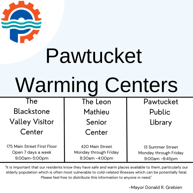 Pawtucket shares warming centers locations ahead of cold overnight ...