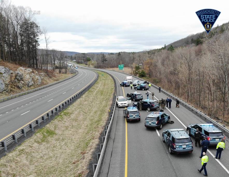 Illinois Man Arrested After Leading Troopers On Massachusetts Turnpike