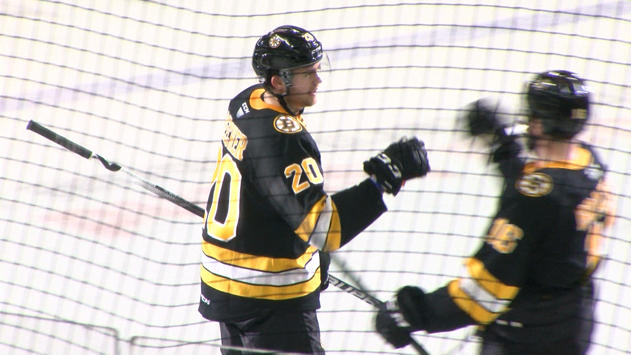 Beecher Scores First Two Professional Goals, Lifts P-Bruins Over ...