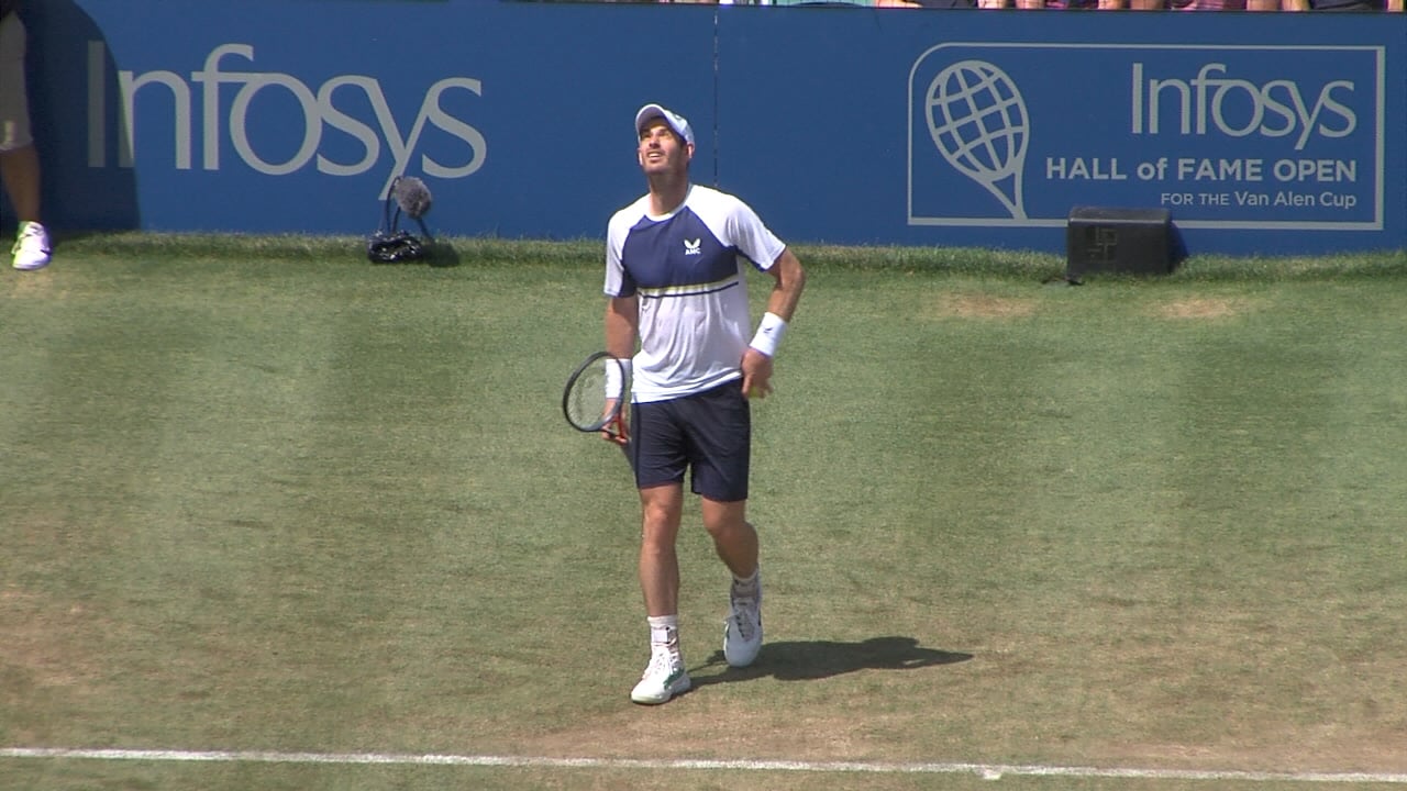 Andy Murray Falls in Hall of Fame Open Quarterfinals | ABC6