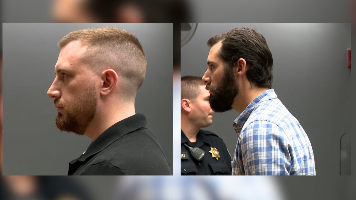 2 men charged in connection to white nationalist flyers plead not ...