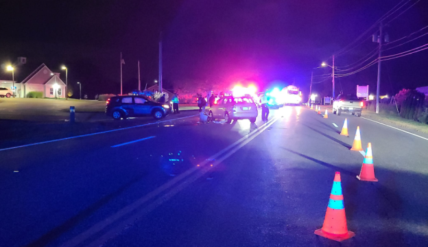 Two cars slam into each other in Swansea | ABC6 Two cars slam into each other in Swansea | ABC6