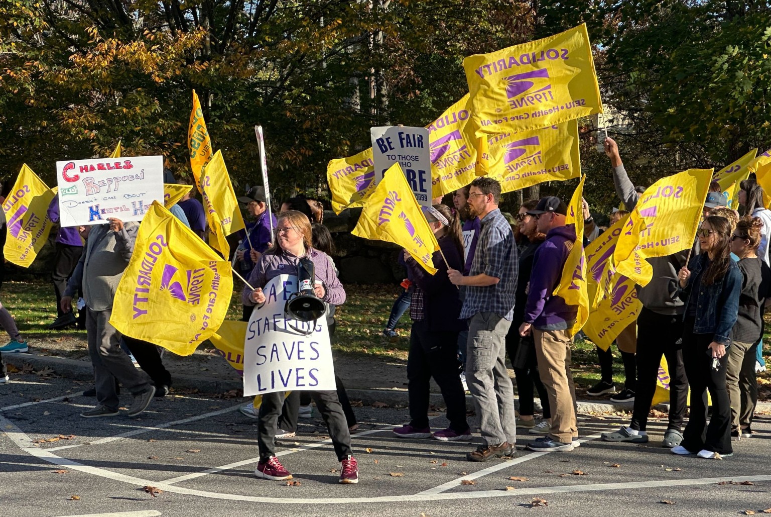 Frontline nurses, workers at Butler Hospital to protest low staffing ...
