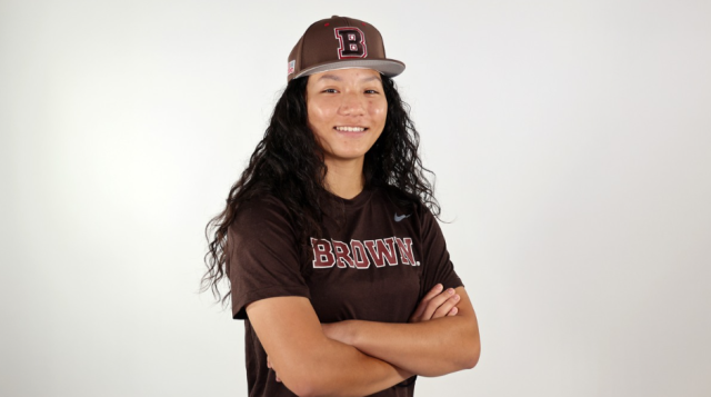 Brown University baseball player makes history as first woman to make ...