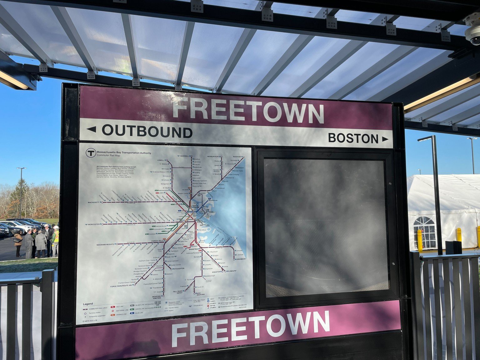Gov. Baker celebrates completion of new Freetown train station | ABC6